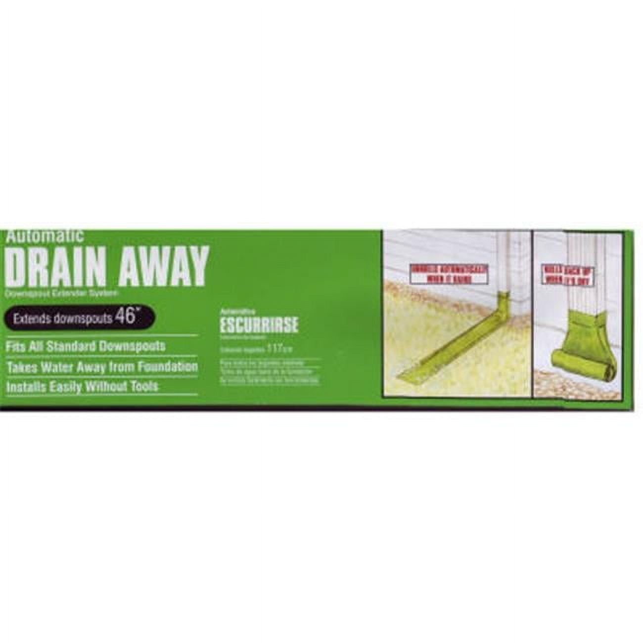 Thermwell DE46WH Flexible Automatic Downspout Extender, White - 46 in ...