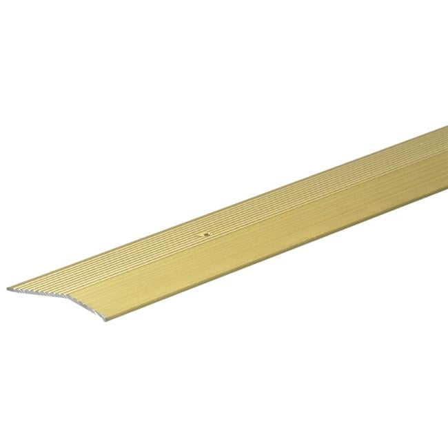 Thermwell H1591FB-6 2 x 72 in. Fluted Aluminum Carpet Bar, Gold pack of ...