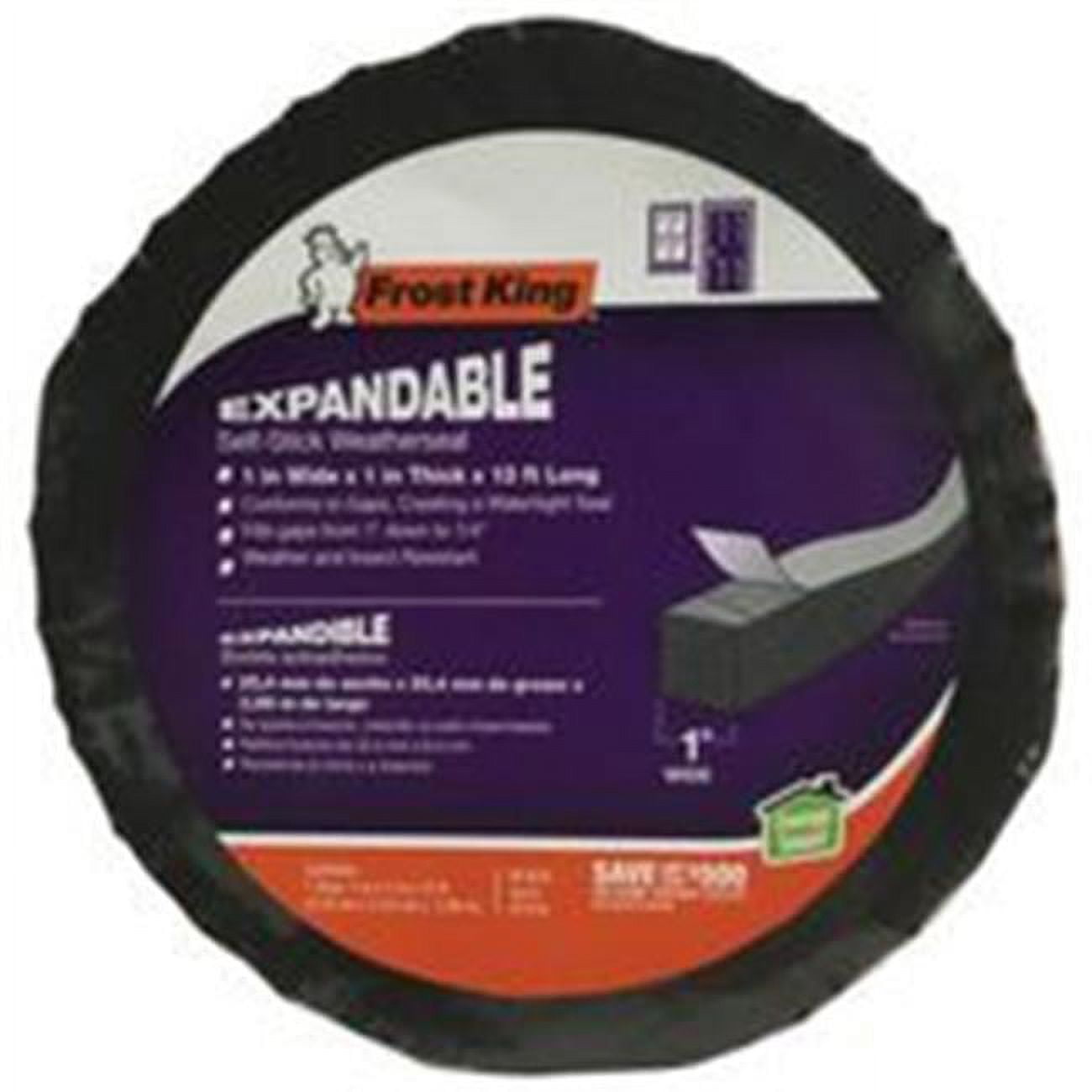 Thermwell Products 1249366 1 in. x 13 ft. Expanding Foam Tape, Black ...