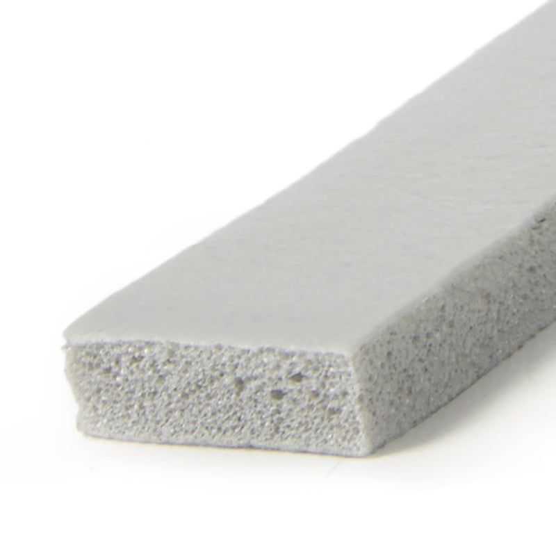 THERMWELL Gray Vinyl Foam Weatherstrip Tape, 3/4 x 3/16-In. x 17-Ft ...