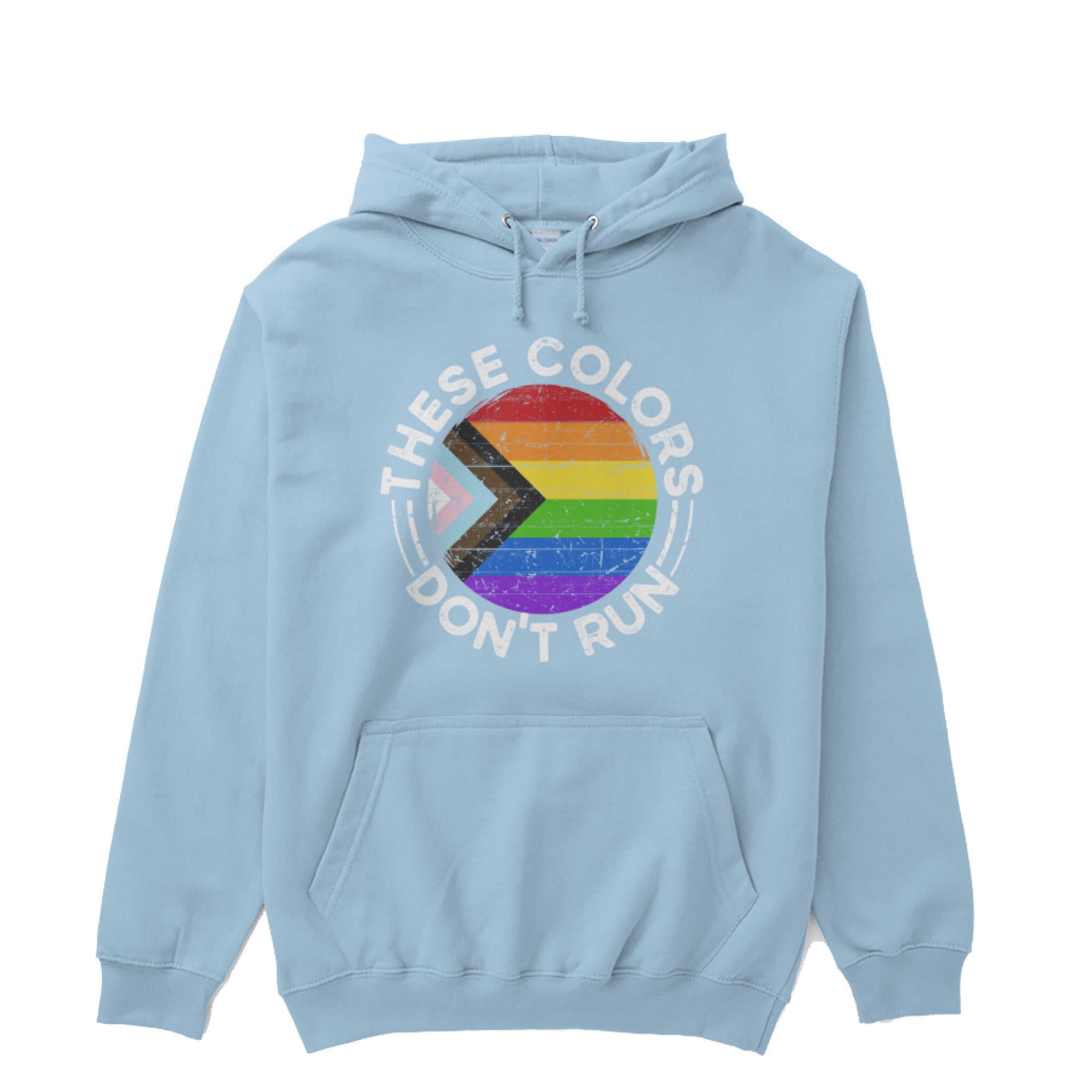 These Colors Don't Run LGBTQ Trans Equality Rights Pride Month Hoodie ...