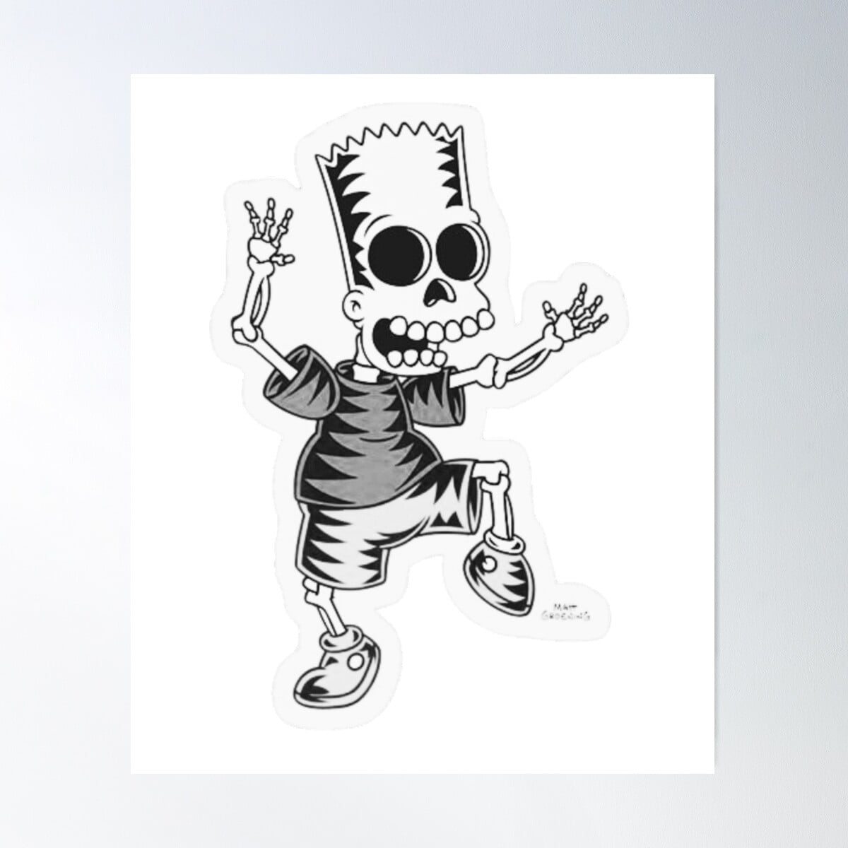 Thesimpsonzz Skeletons Treehouse Of Horror Couch Poster Wall Art ...