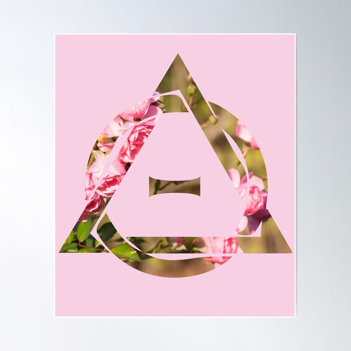 Theta-Delta Therian Symbol Therianthropy Nature Theme Flowers Light ...