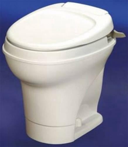 Thetford Aqua-Magic V RV Toilet, Hand Flush, High Profile, Parchment ...