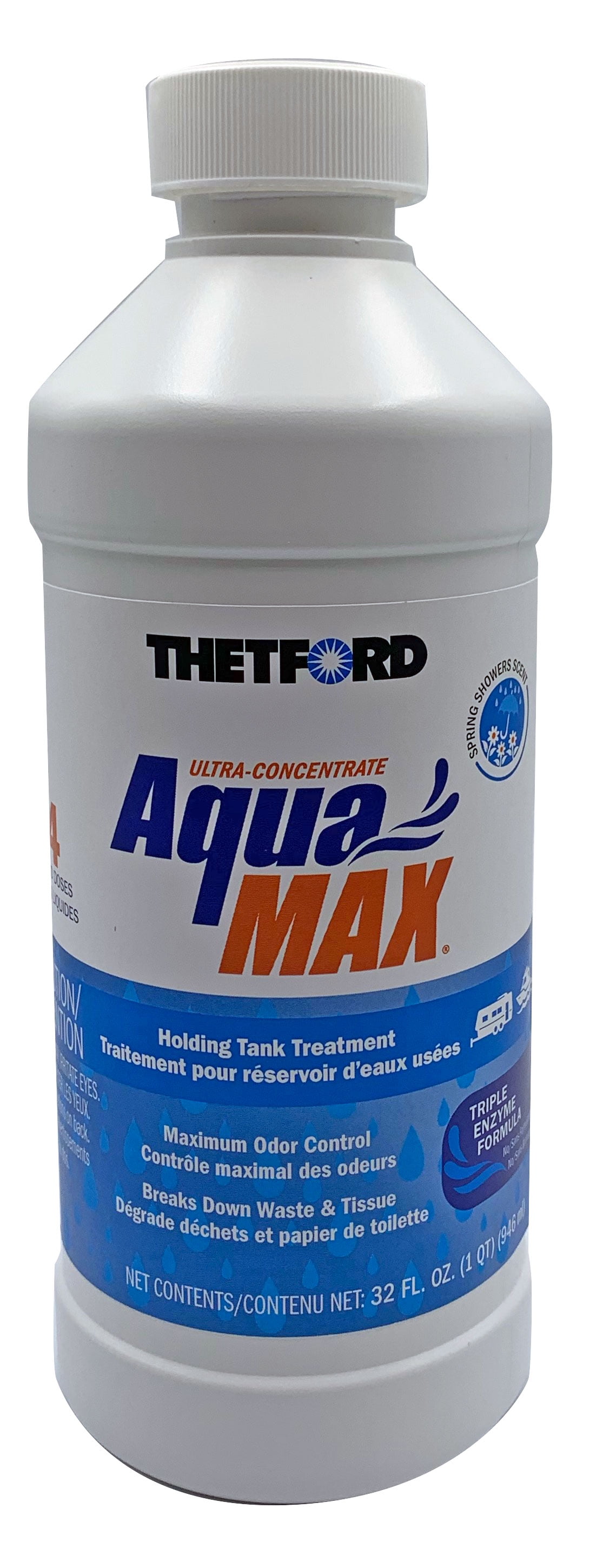 Thetford Aqua MAX® Spring Showers RV and Marine Holding Tank Treatment ...