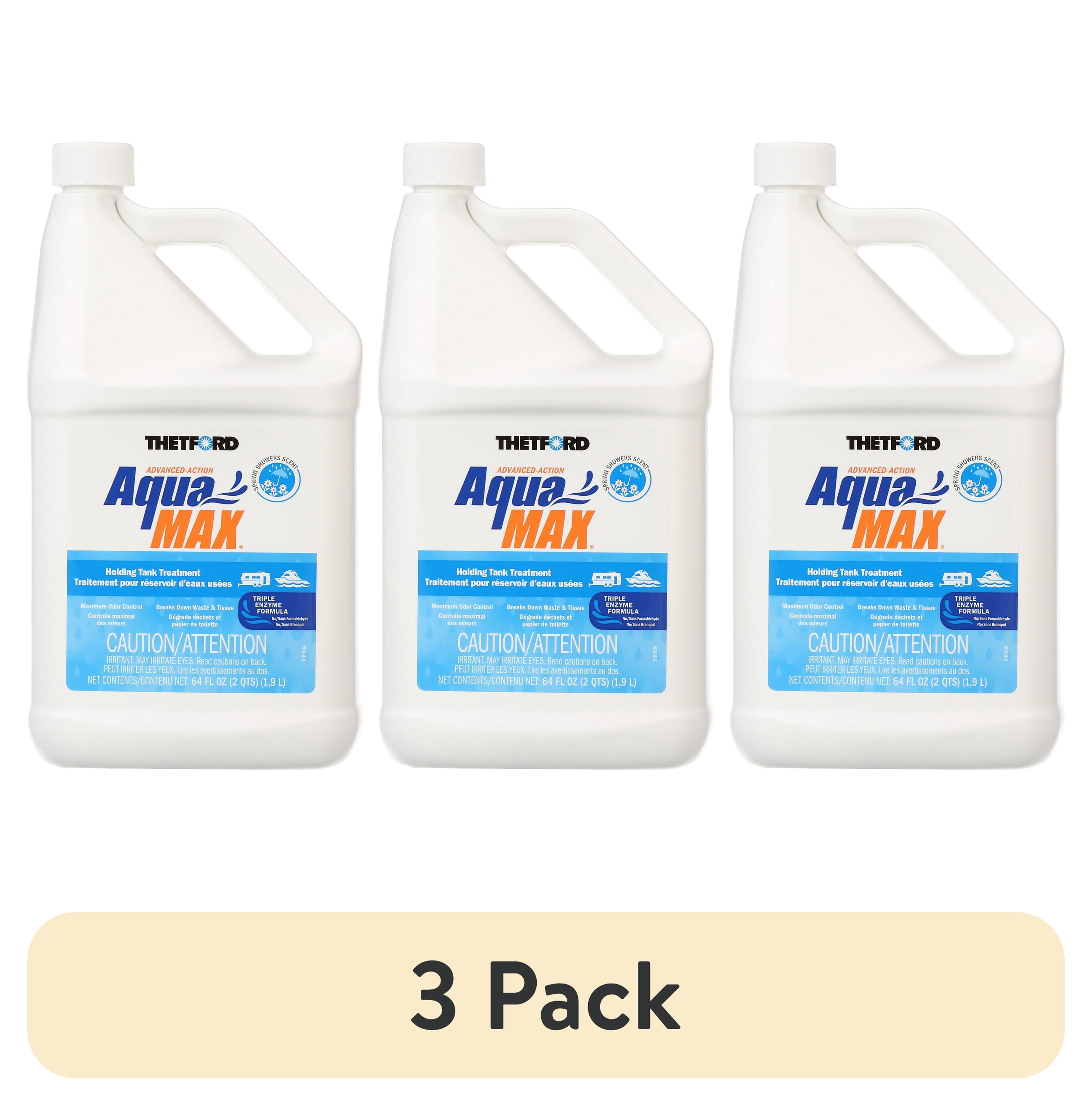 (3 pack) Thetford AquaMax Spring Showers 64-oz Liquid Holding Tank ...