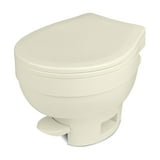 Thetford Aqua-Magic VI Low RV Toilet, Parchment, with SloClose Seat and ...