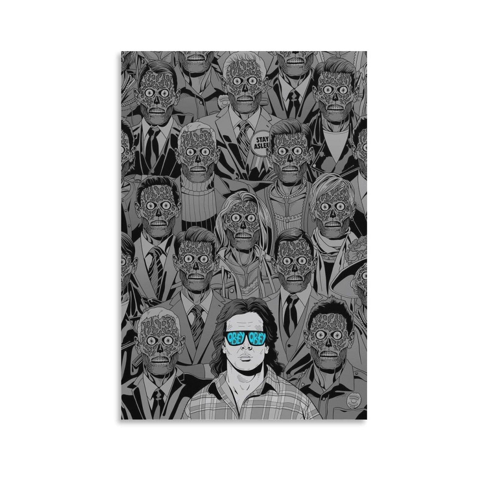 They Live Science Fiction Action Horror Movie Poster (29) Poster ...