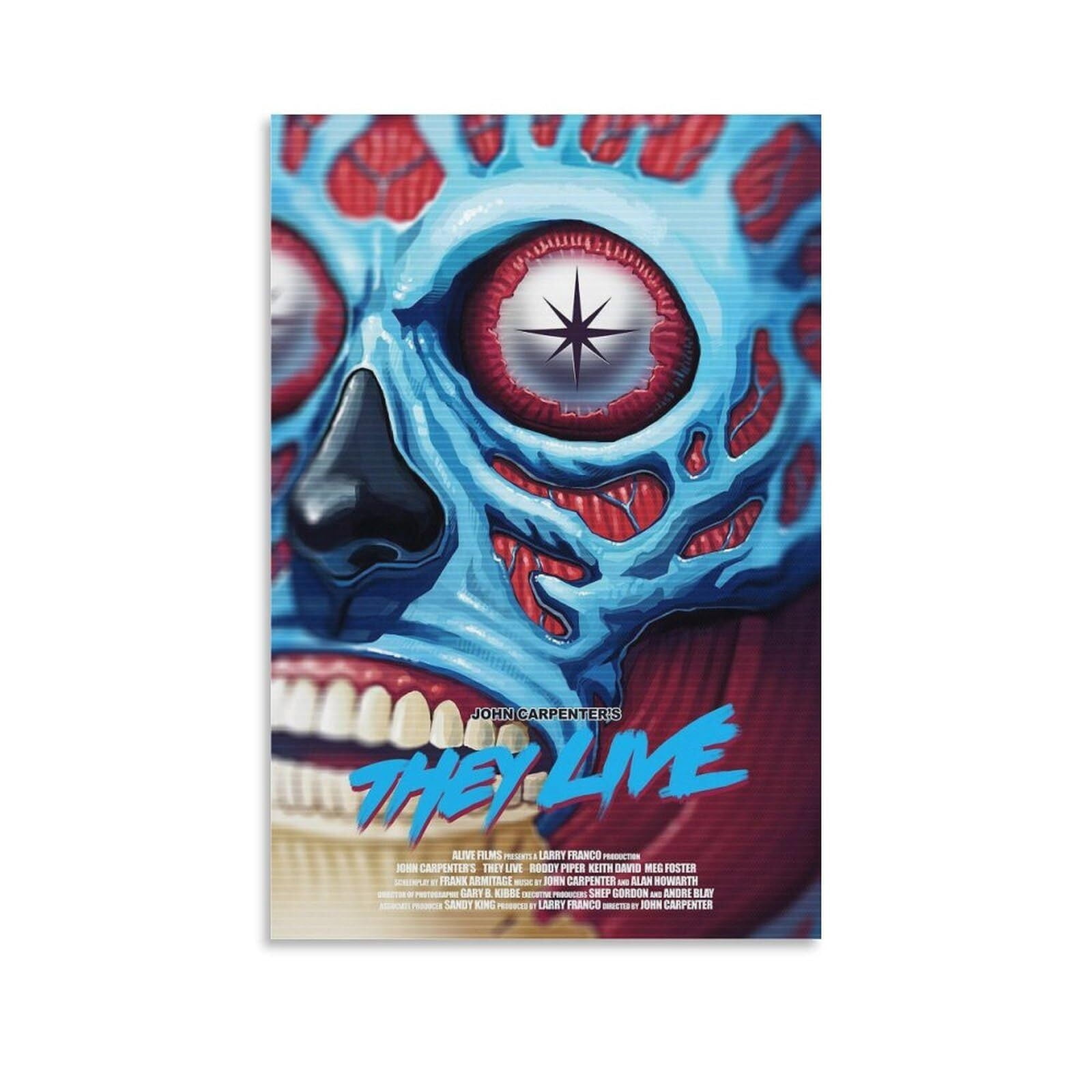 They Live Science Fiction Action Horror Movie Poster (31) Artworks ...