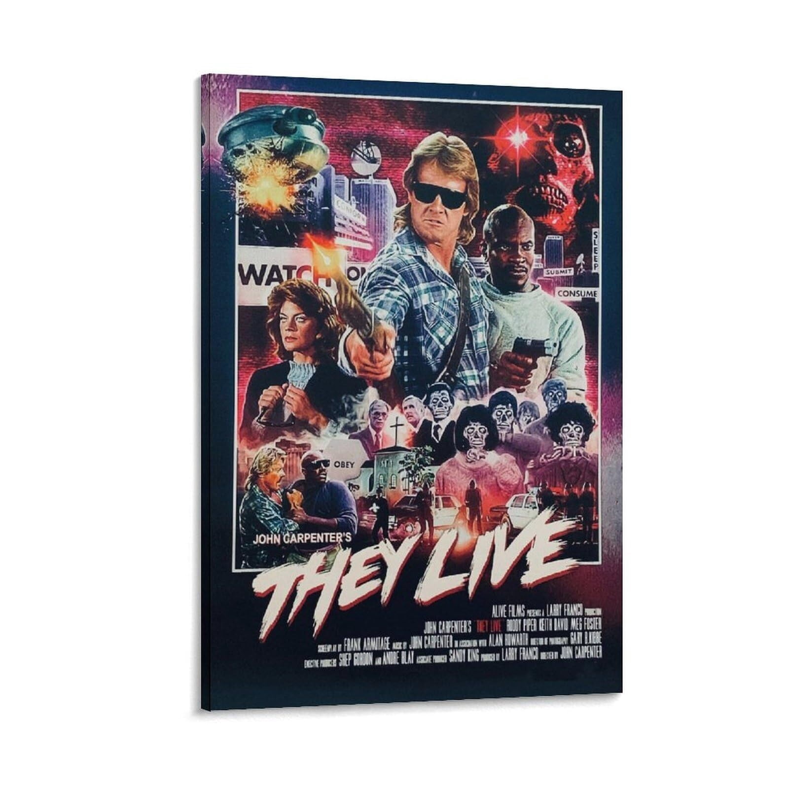 They Live Science Fiction Action Horror Movie Poster (32) Poster ...