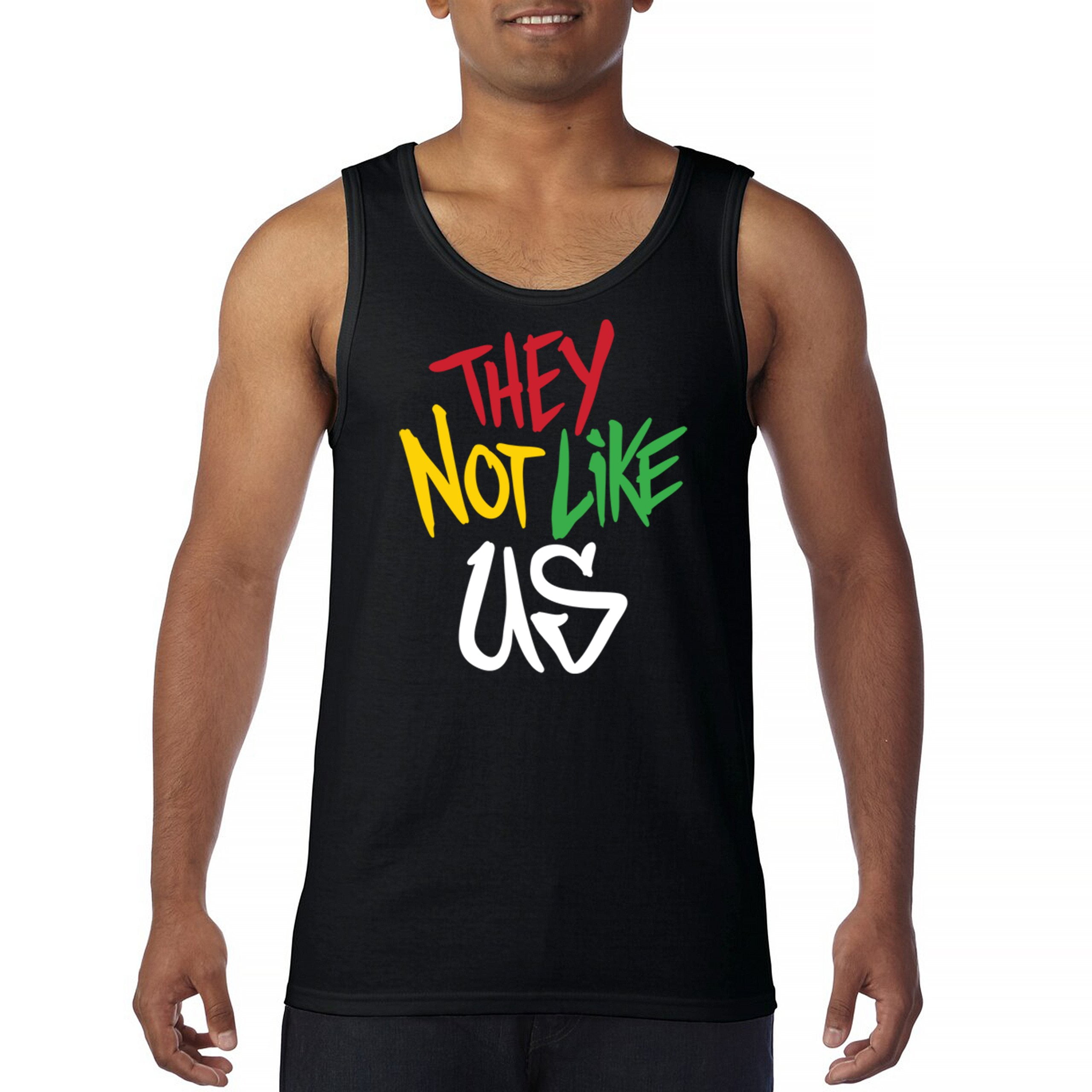They Not Like Us Tank Top Peace Love Light Rasta Funny Reggae Chill ...