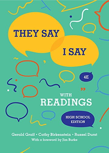 Pre-Owned They Say / I Say: The Moves That Matter in Academic Writing ...
