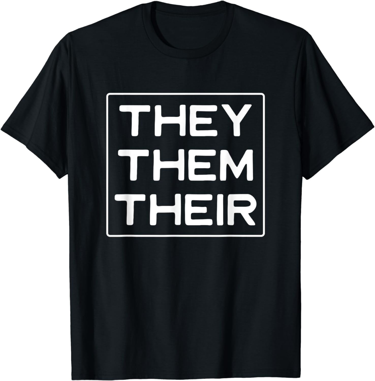 They Them Their Pronouns T-Shirt LGBT Trans Nonbinary - Walmart.com