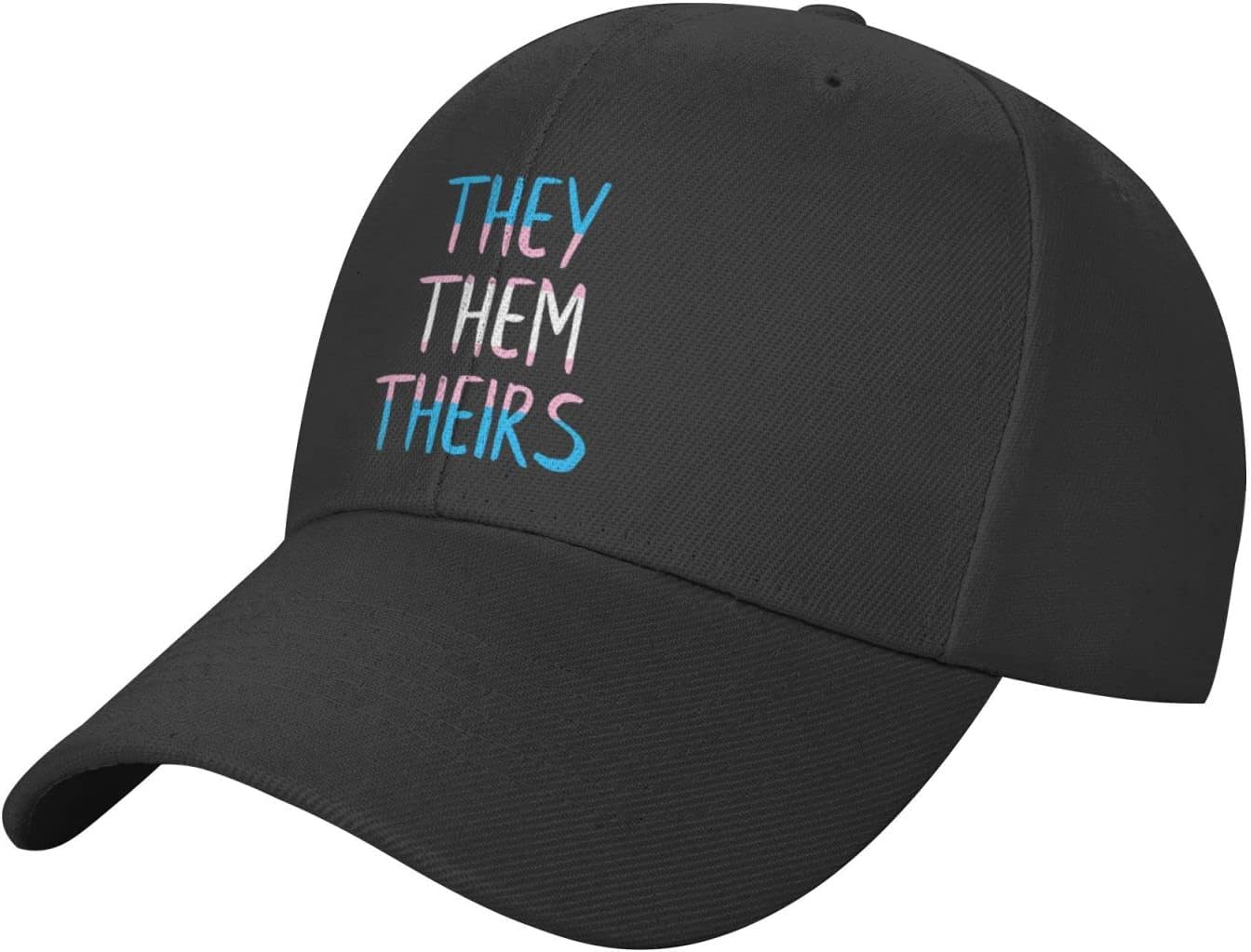 They Them Theirs Respect My Pronouns Hat Outdoor Cap Baseball Cap Sandwich Cap Truck Driver's ...