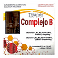 Thiamin Complejo B con Cafeina y Ginseng, B Complex 1000 Shot, Multi ...