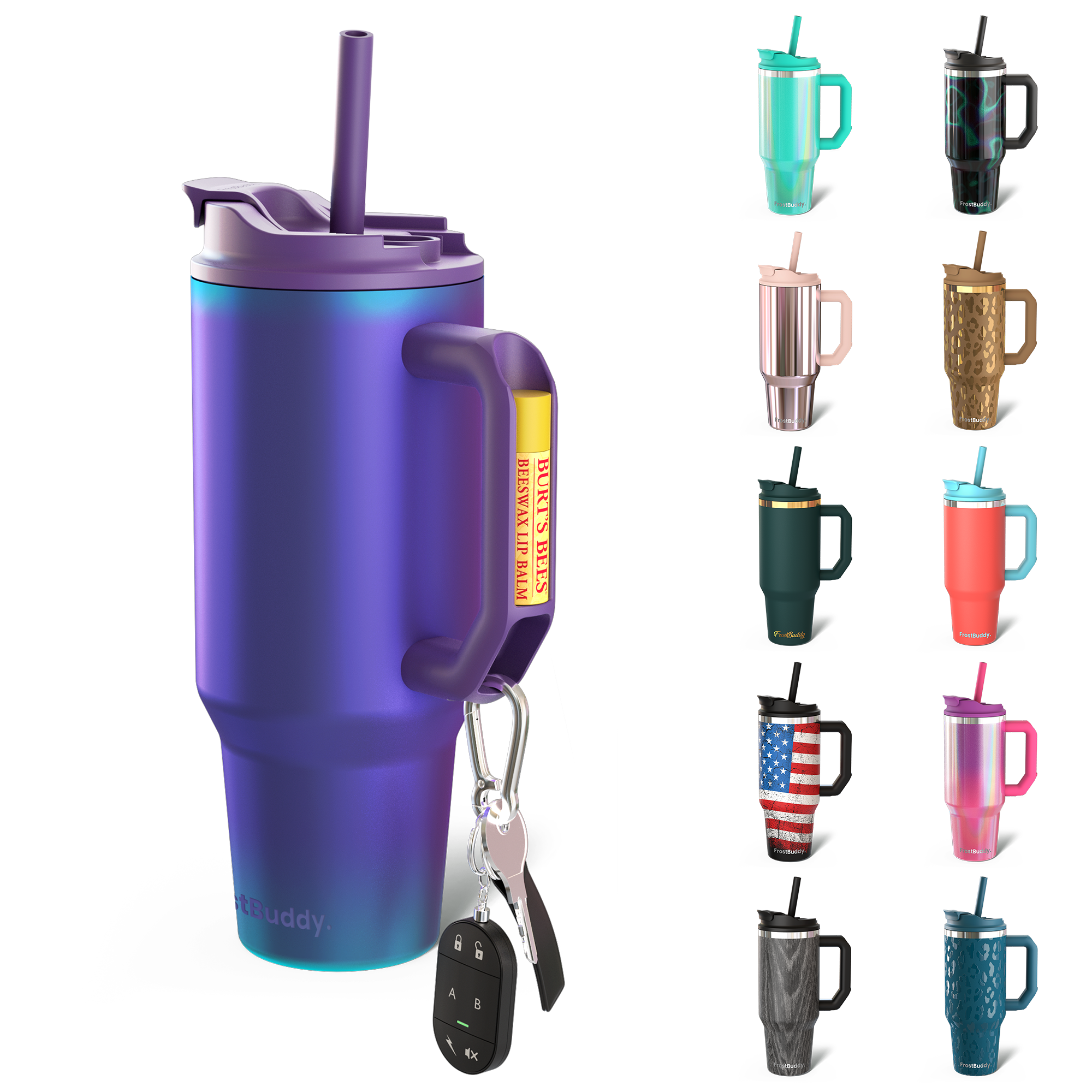 Thicc Buddy - 50 oz Stainless Steel Vacuum Insulated Tumbler with Lid ...