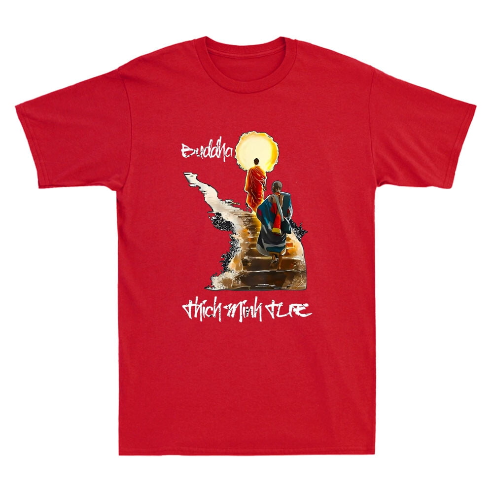 Thich Minh Tue On Back Monks Minh Tue Buddhism Vietnamese Vintage Men's ...