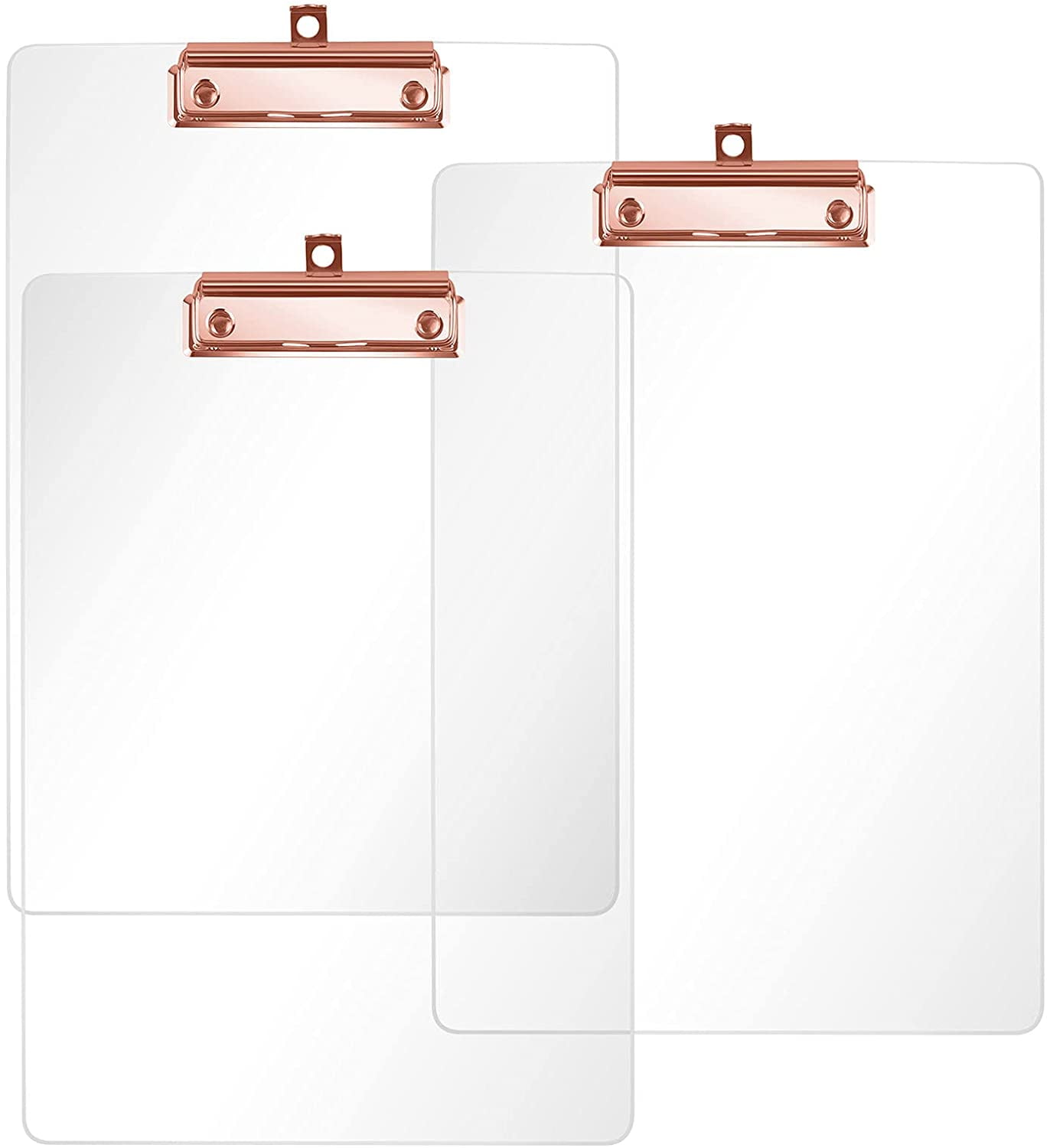 Thick Acrylic Clipboards Clear Transparent Letter Size Clipboards with ...