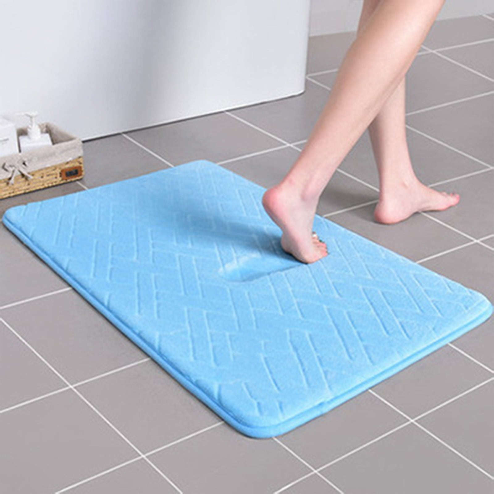 Thick Bathroom Rugs Mat,Bath Mats for Bathroom Floor Non Slip Non Skid ...