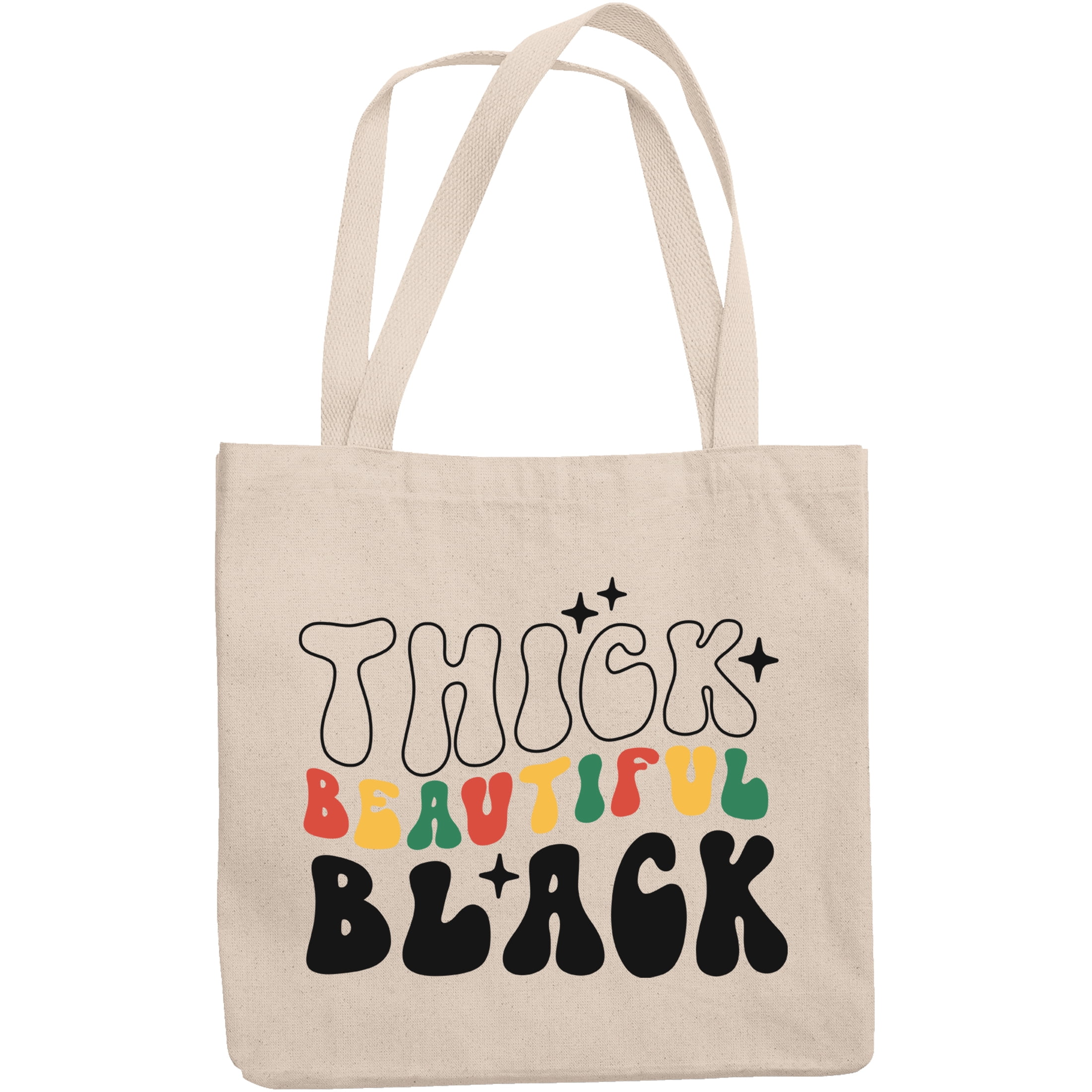 Thick, Beautiful, Black, Retro Groovy Wavy Black History Month Text Art ...