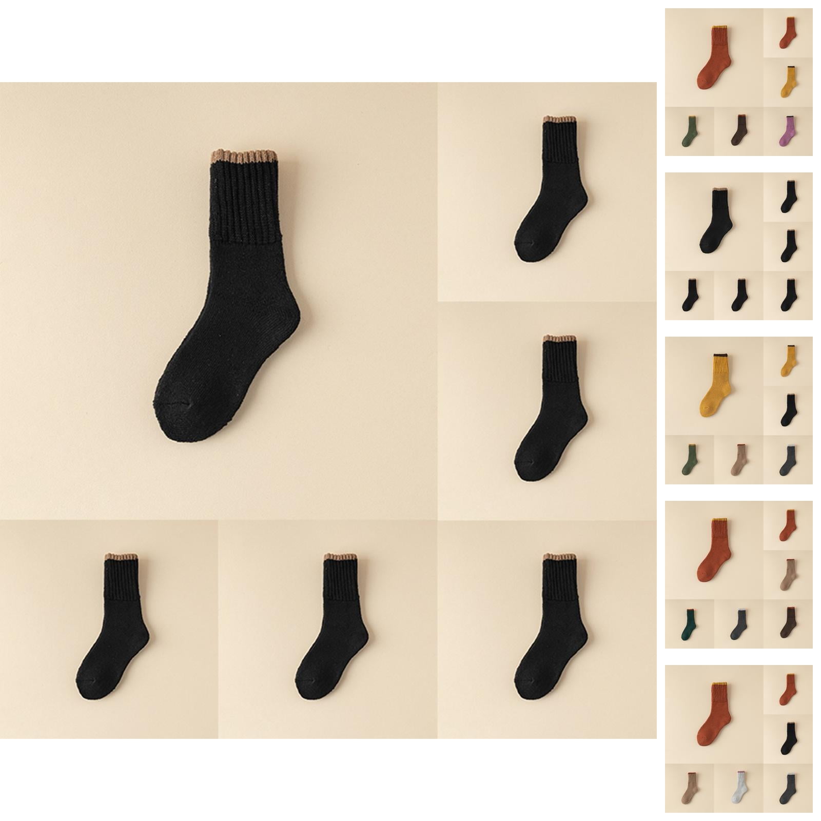Thick Boot Long Compression Socks for Women â Warm Wool Fabric, Cozy ...