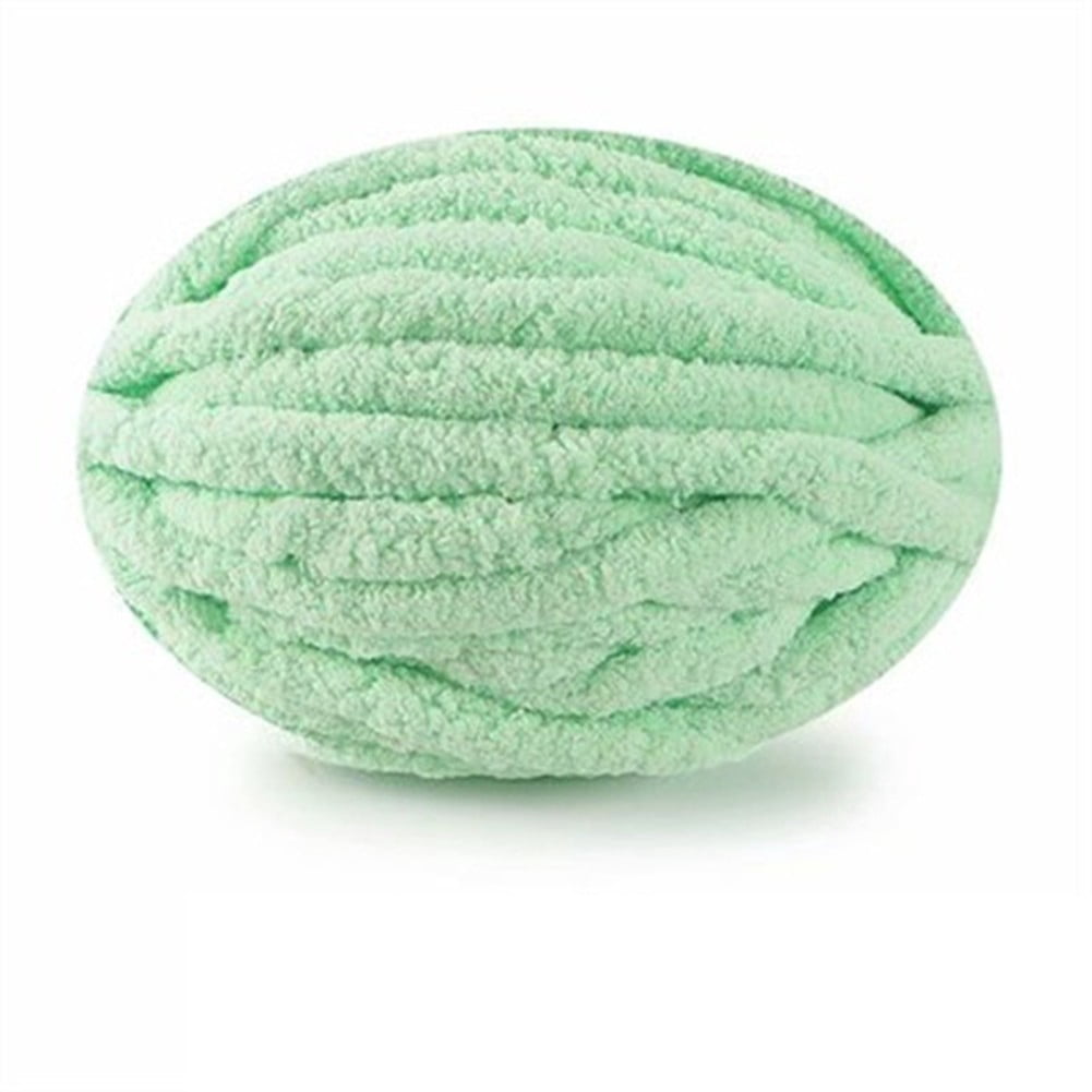 Thick Chunky Yarn Super Soft Bulky Knitting Wool Roving Crocheting D ...
