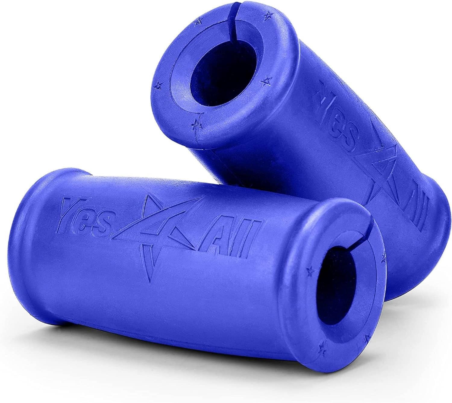 Thick Dumbbell Handles Grips, Firm Rubber Barbell Grips, for Increasing ...