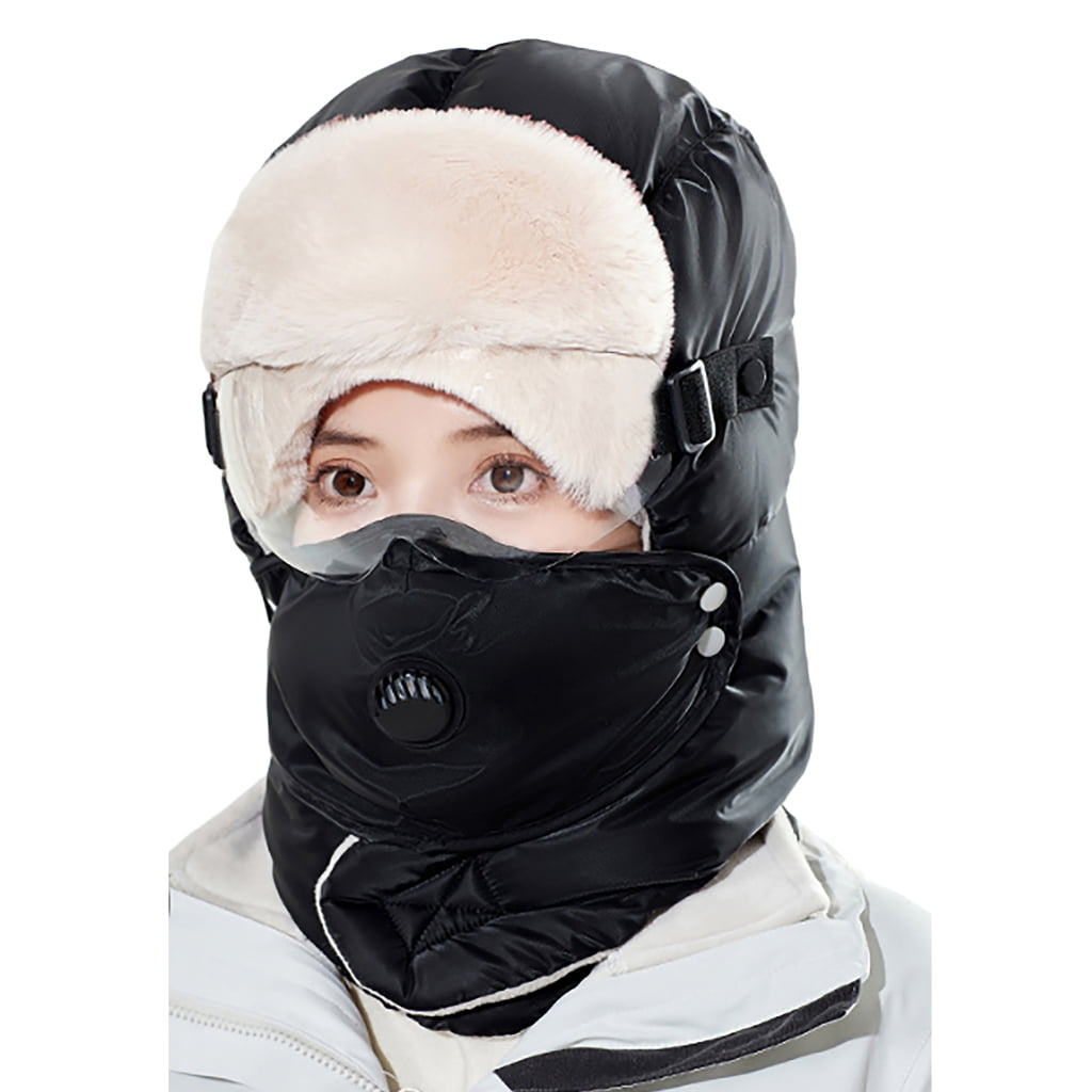 Thick Ear Flapped Caps Winter Trapper Hat Outdoor Hunting Hat Windproof ...