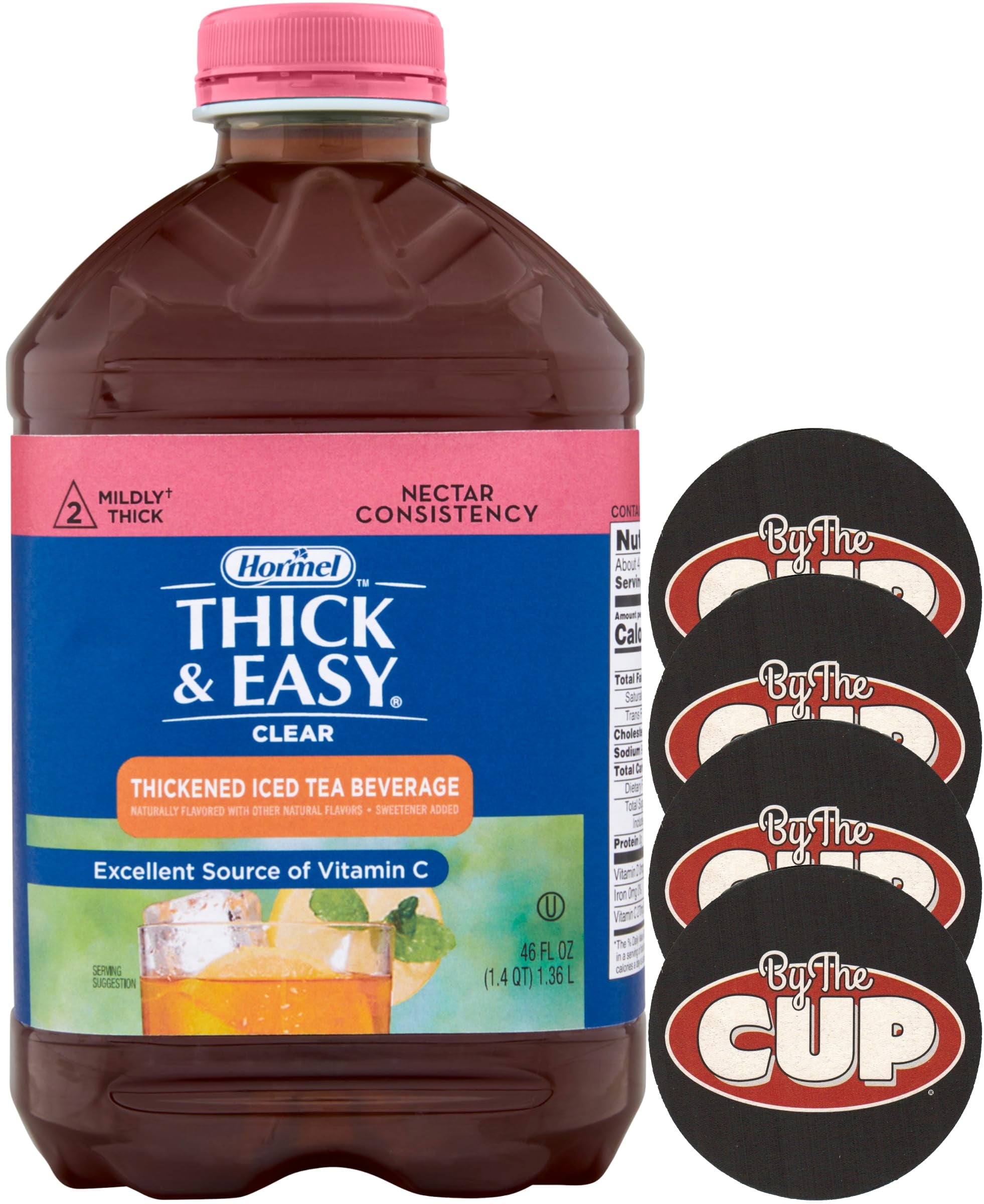 Thick & Easy Nectar Consistency, Iced Tea Flavor, Clear Thickened ...