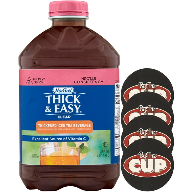 Thick & Easy Clear Thickened Iced Tea Flavor, Nectar Consistency, 46 fl ...