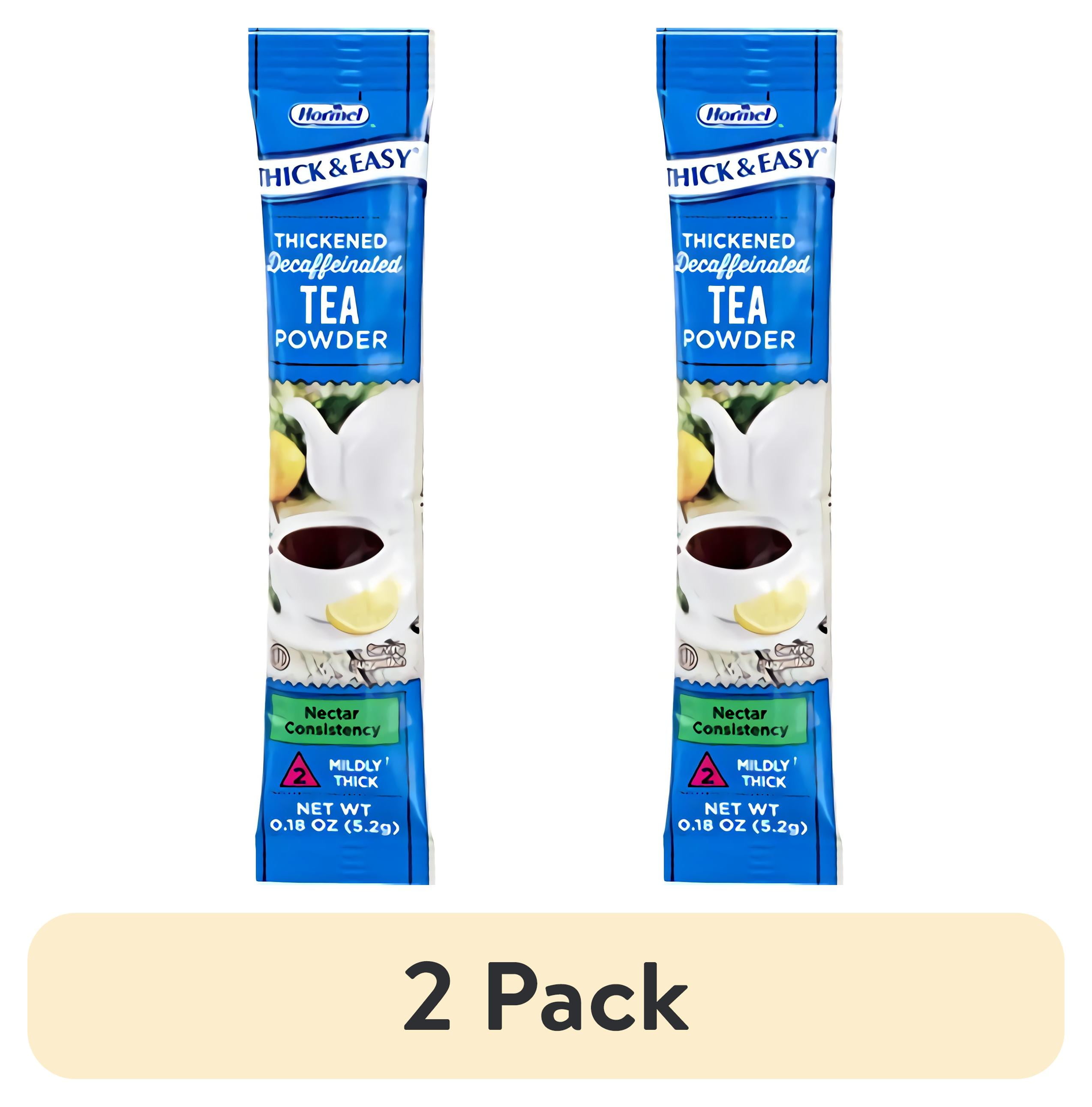 (2 pack) Thick & Easy Decaffeinated Beverage Thickener 0.18 oz. Tea ...