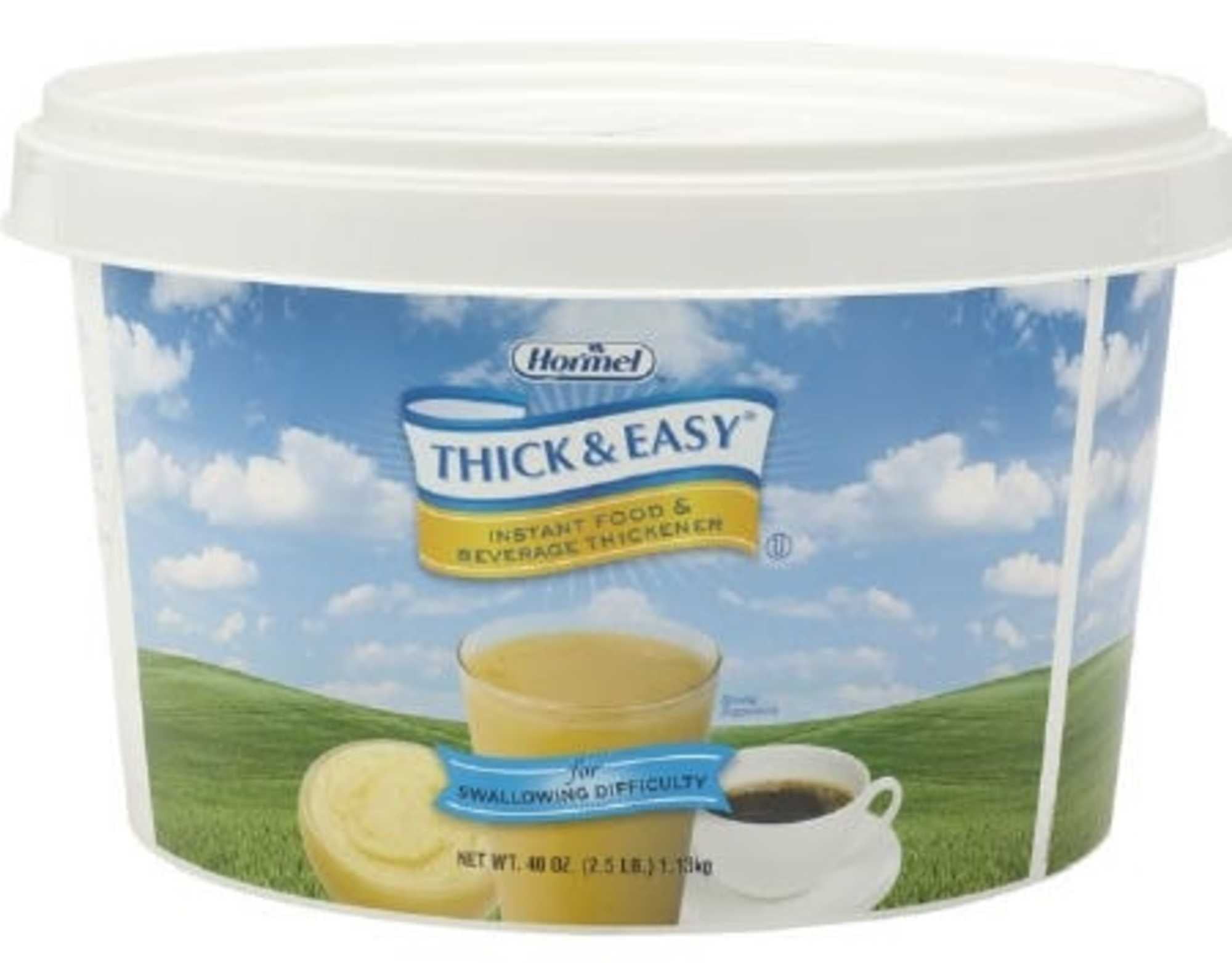 Thick & Easy Unflavored Food and Beverage Thickener, 40 oz. Tub, Honey ...
