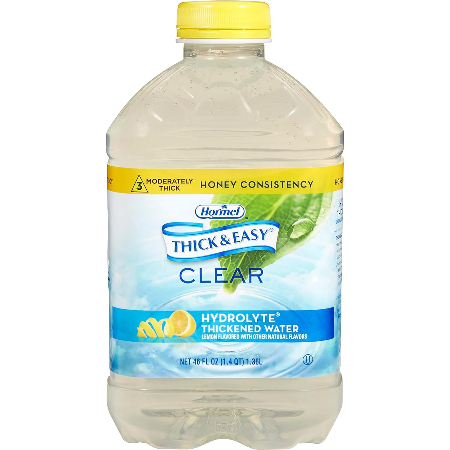 Thick & Easy Hydrolyte Thickened Water 46 oz. Bottle Lemon Flavor Ready ...