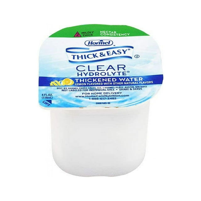 Thick & Easy Hydrolyte Thickened Water 4 oz. Portion Cup Lemon Flavor ...