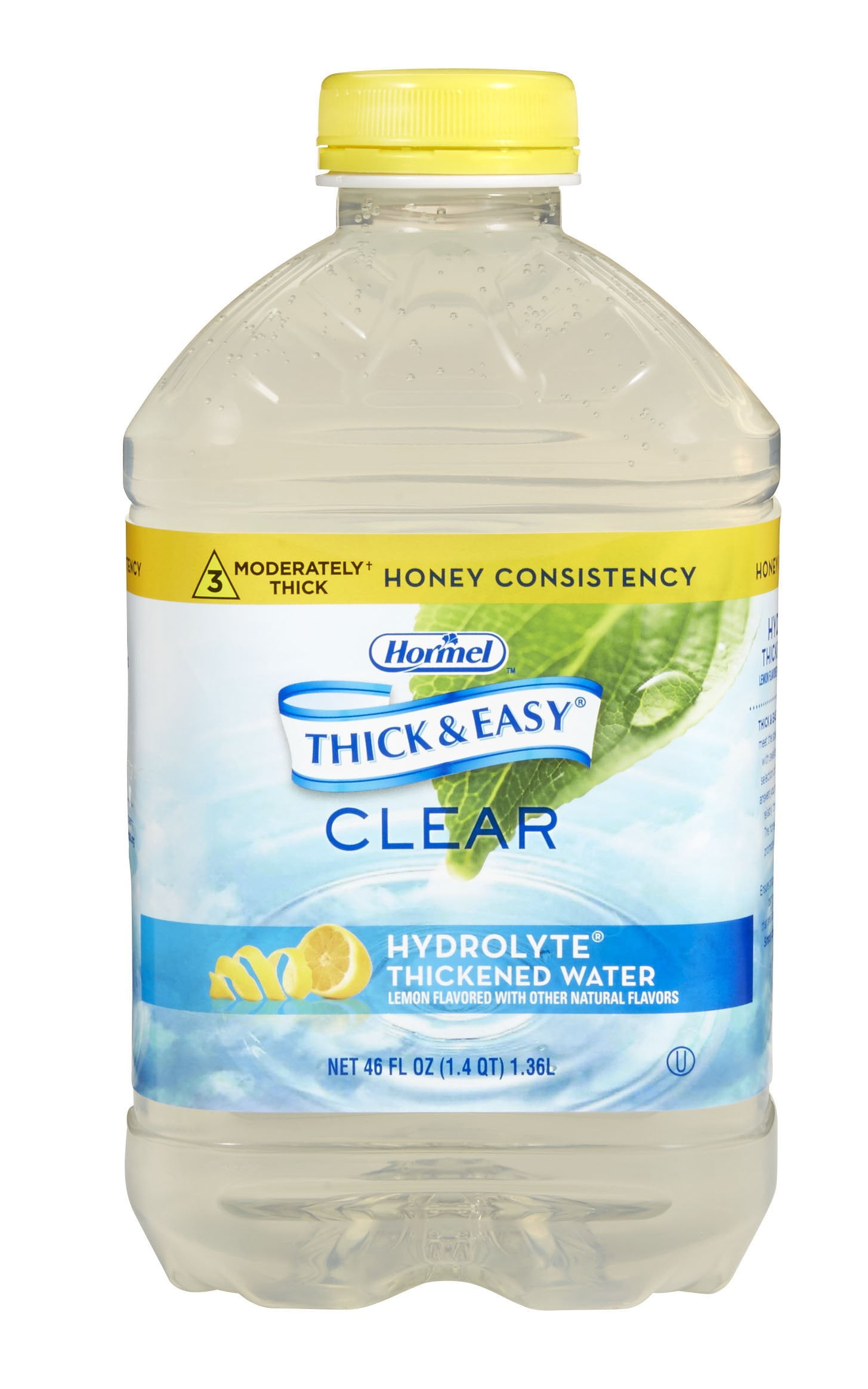 Thick & Easy Hydrolyte Thickened Water 46 oz. Bottle Lemon Flavor Ready ...