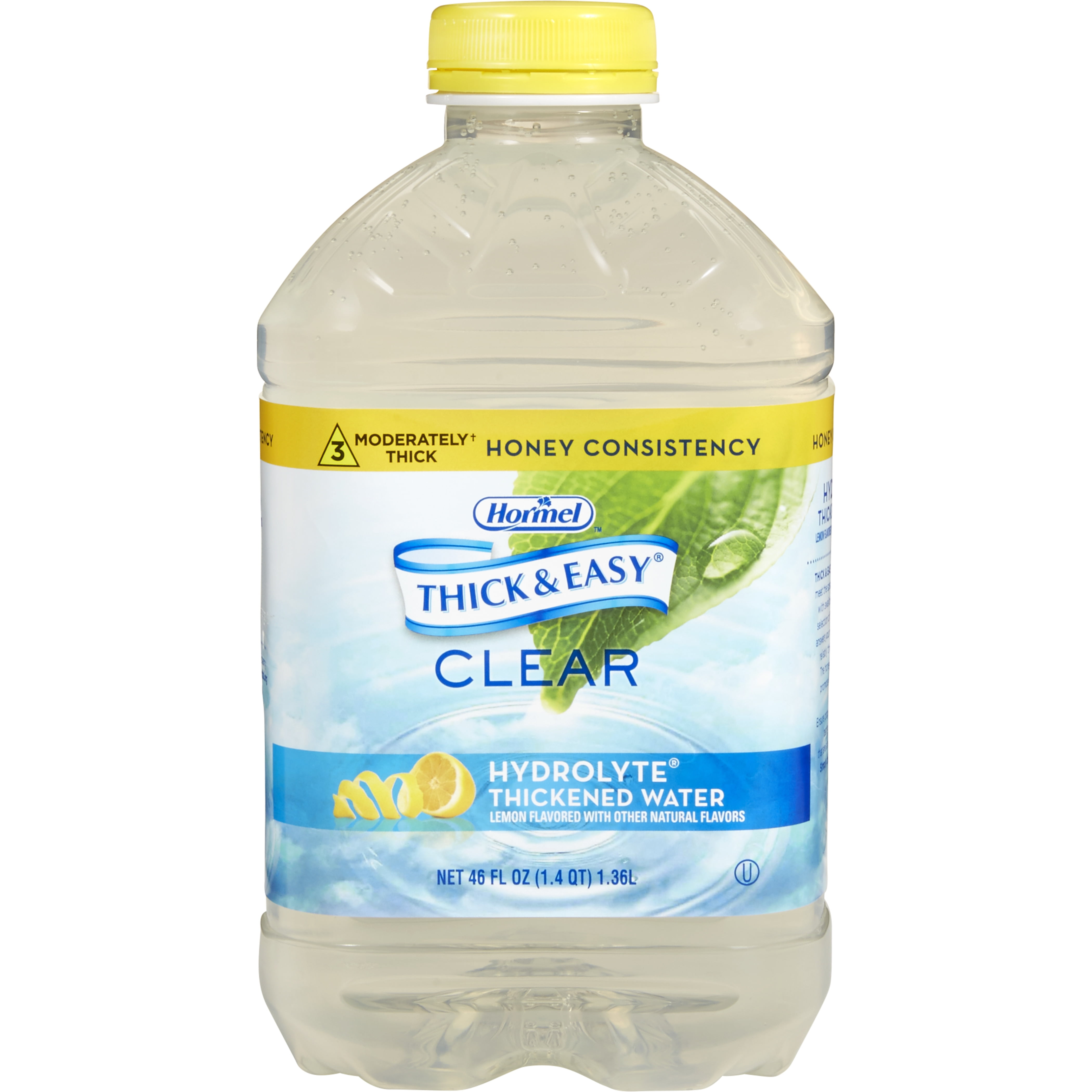 Thick & Easy Hydrolyte Lemon Flavoured Thickened Water, 46 oz. Bottle ...