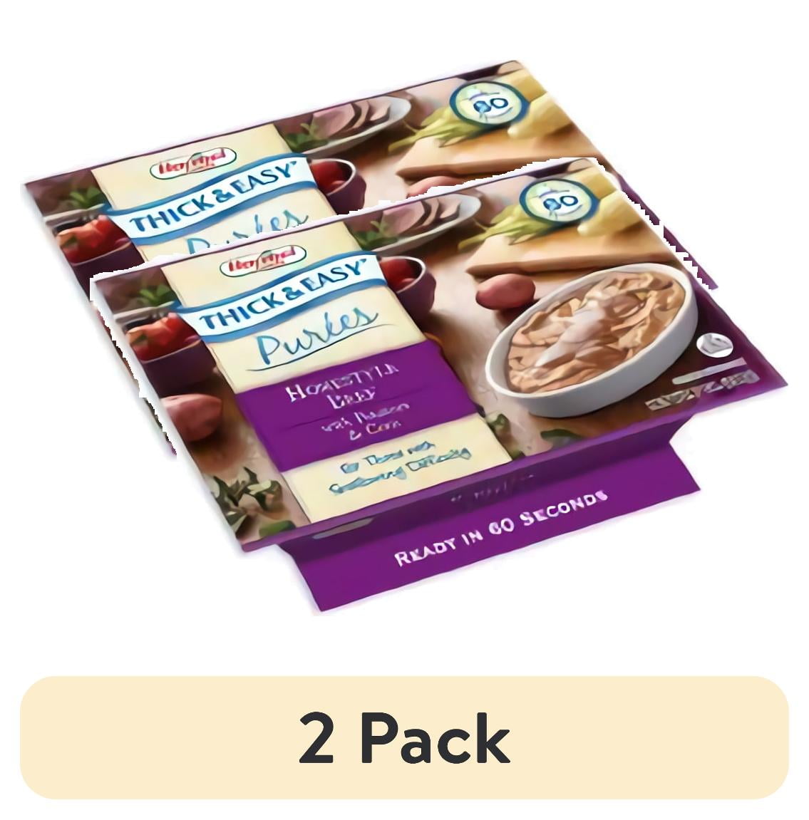(2 pack) Thick & Easy Purees Puree 7 oz. Tray Beef with Potatoes/Corn ...