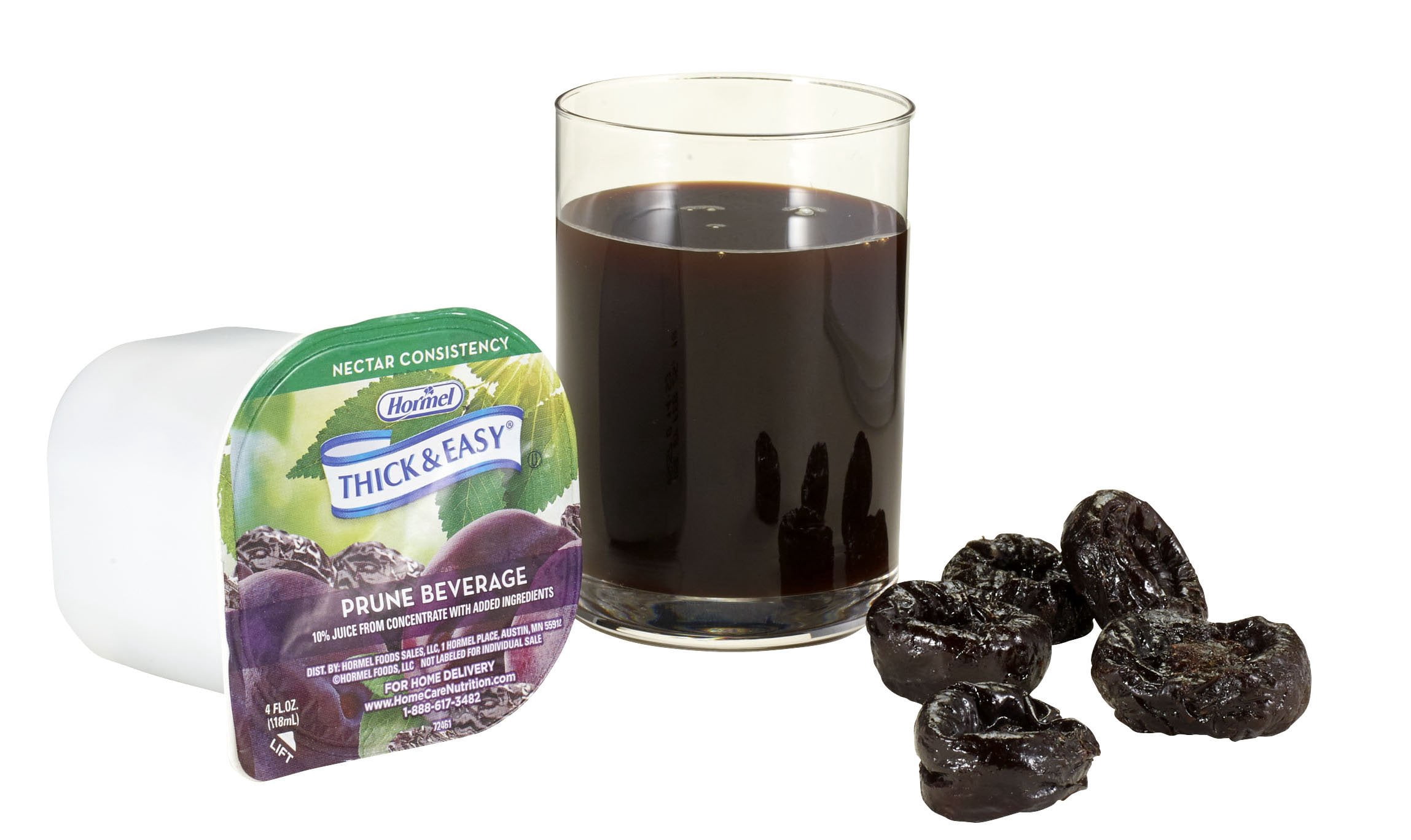 Thick & Easy Thickened Beverage 4 oz. Portion Cup Prune Flavor Ready to ...