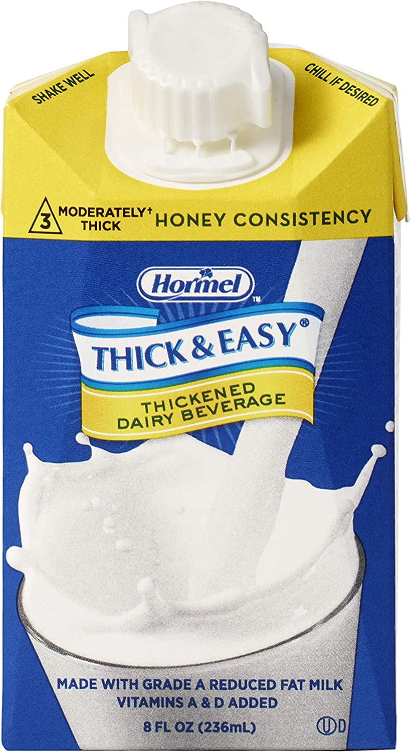 Thick & Easy Thickened Beverage, 8 oz. Carton, Dairy, Ready to Use ...