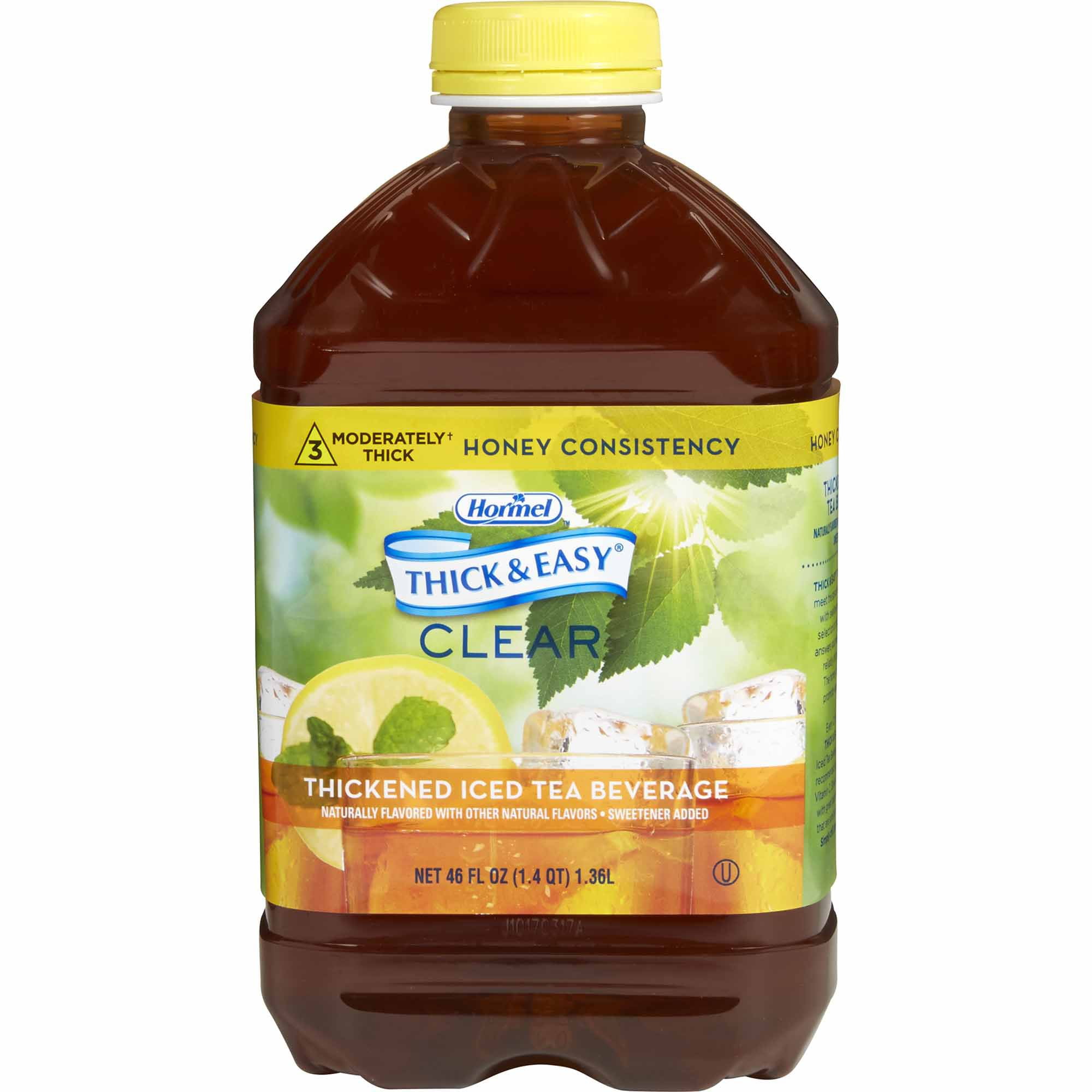Thick & Easy Iced Tea, 46 oz. Bottle - Moderately Thick Beverage for ...