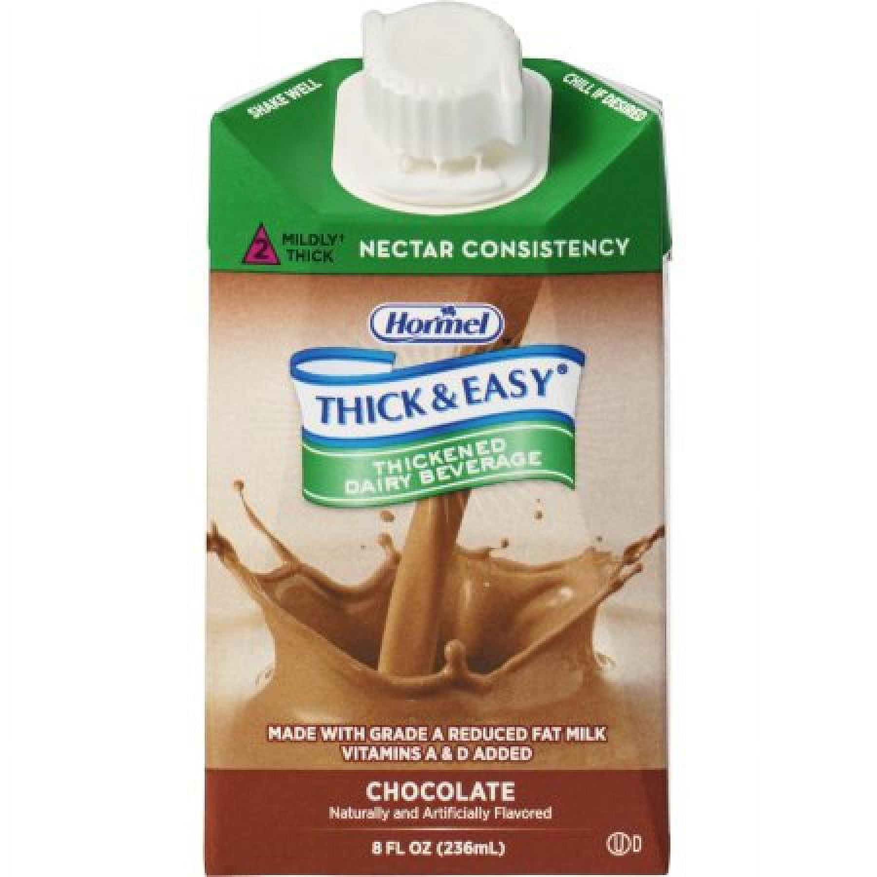 Thick & Easy Thickened Dairy Beverage, Nectar Consistency, 8 ounce ...
