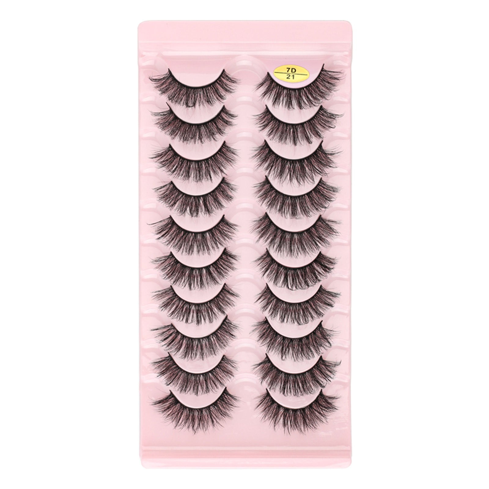 Thick Eyelashes 20mm Lashes Natural Look Eyelashes 10 Pairs Pack ...