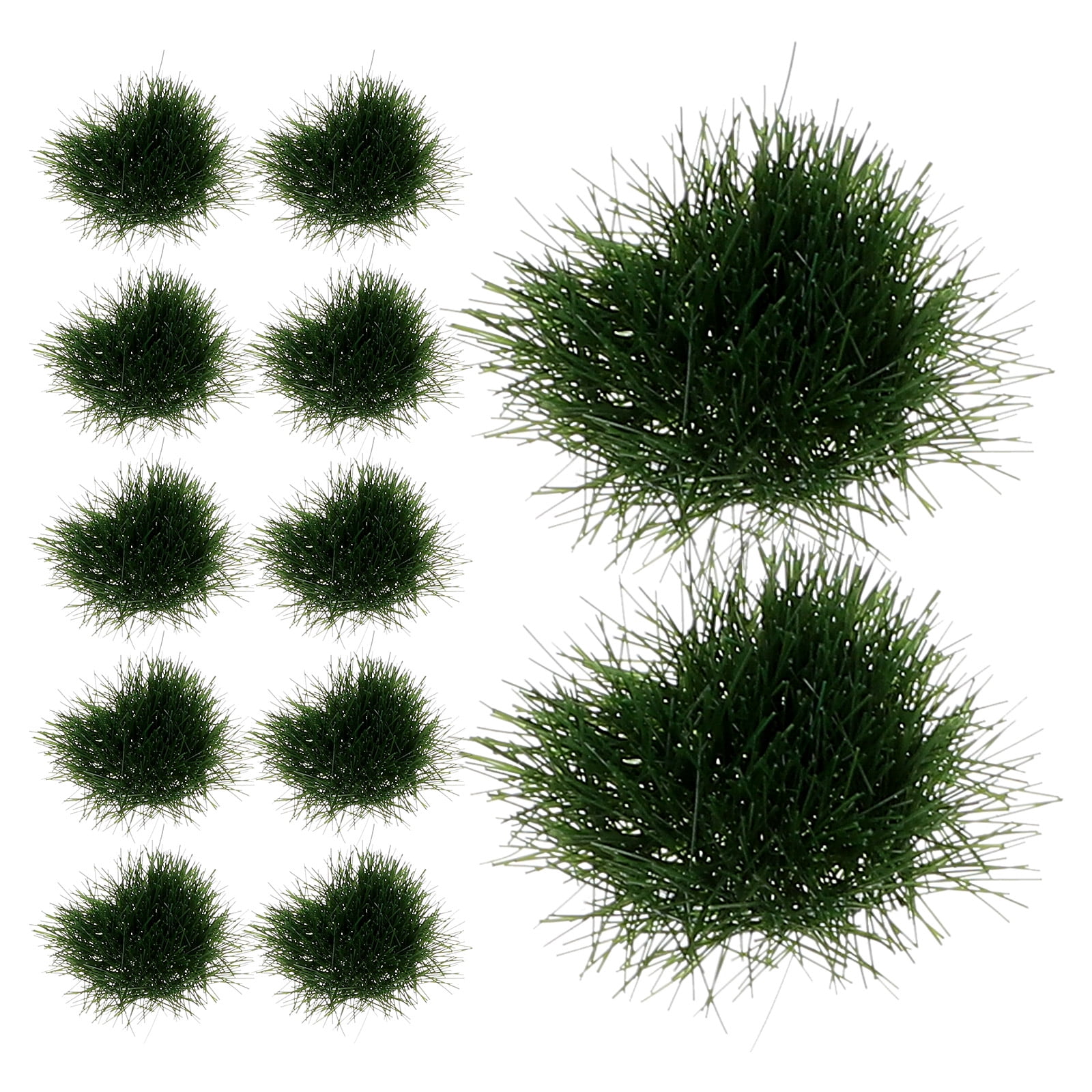 Thick Grass Plant Model Grass Cluster Grass Table Centerpiece Green ...