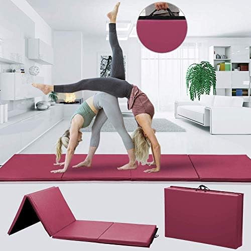 Thick Gymnastics Exercise Mat, 4'x8'x2 Extra Thick High Density Anti ...