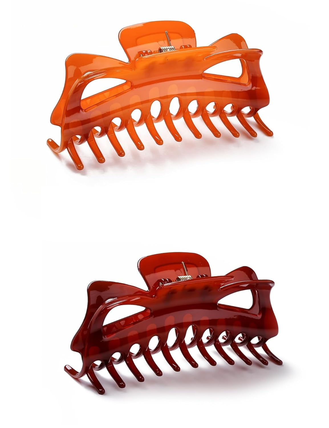 Thick Hair Super Large Clips Crystal Plastic Claw Clamps Hairgrips ...