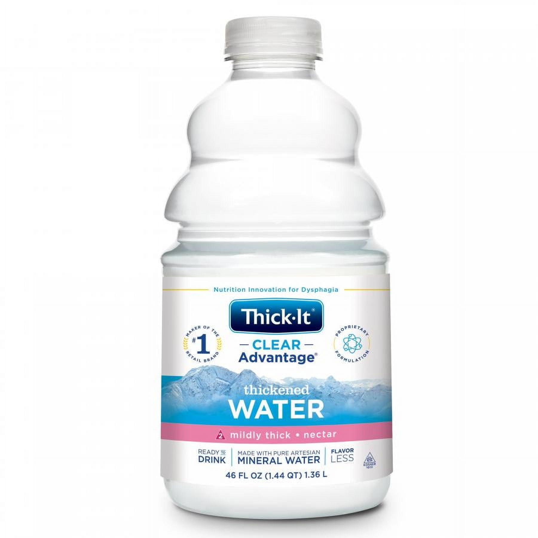Thick-It Clear Advantage Unflavored Nectar Consistency Thickened Water ...