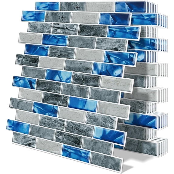 Thick Kitchen Backsplash Tile Peel and Stick 12"x12" Self Adhesive ...