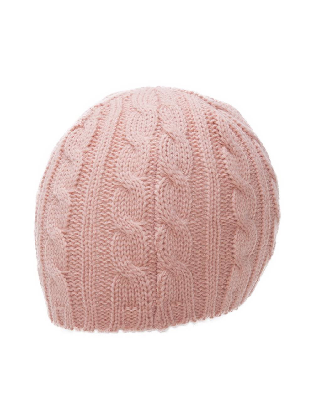 Thick Knitted Cuffless Beanie - India Pink - Walmart.com