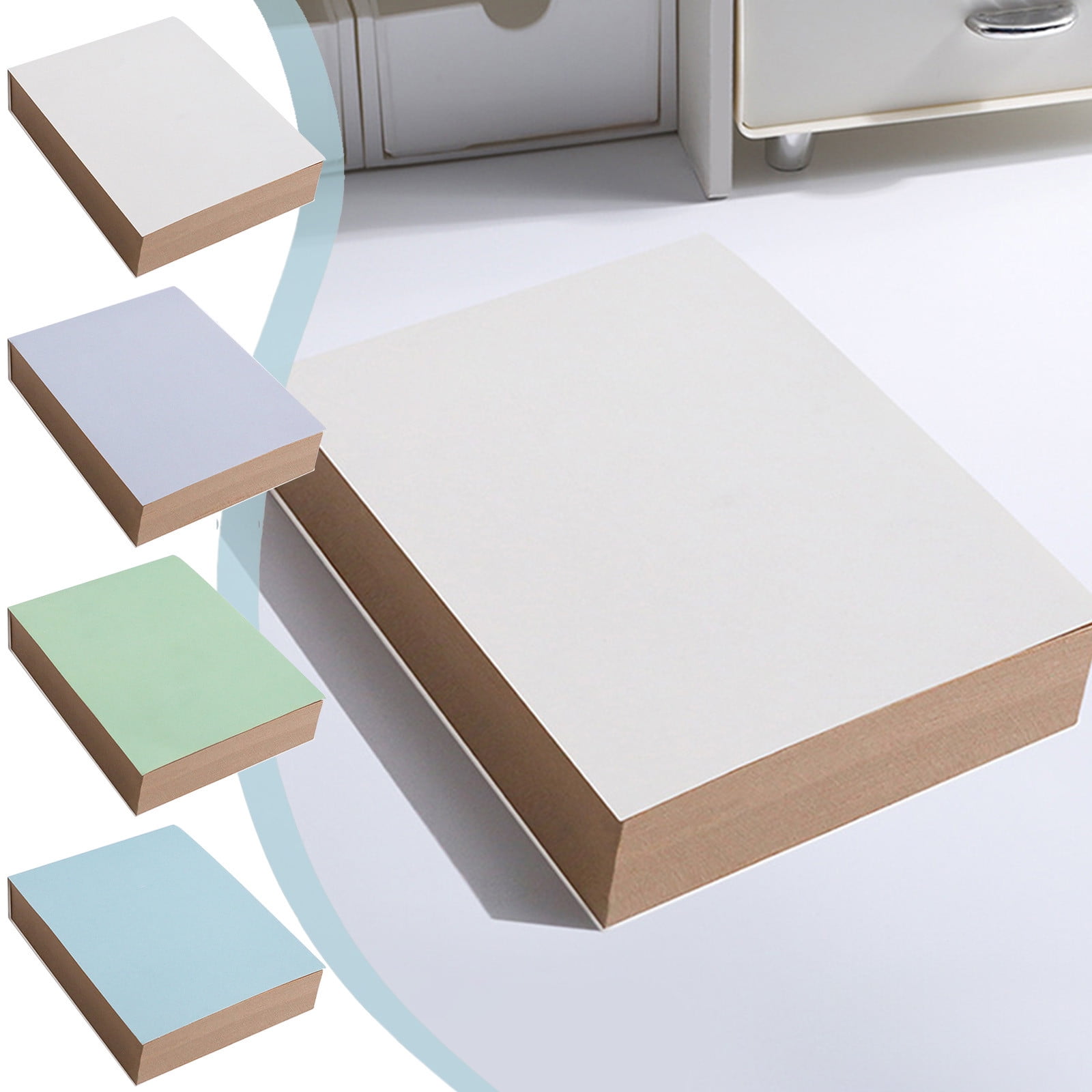 Thick Kraft Paper Sketchbook, 200 Pages, Easy Tear, Portable Notebook ...