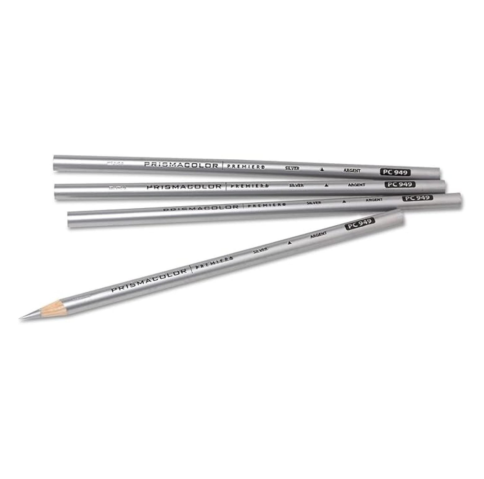 Thick Lead Art Pencils, Silver Lead, 12-Pack - Sketching, Drawing ...